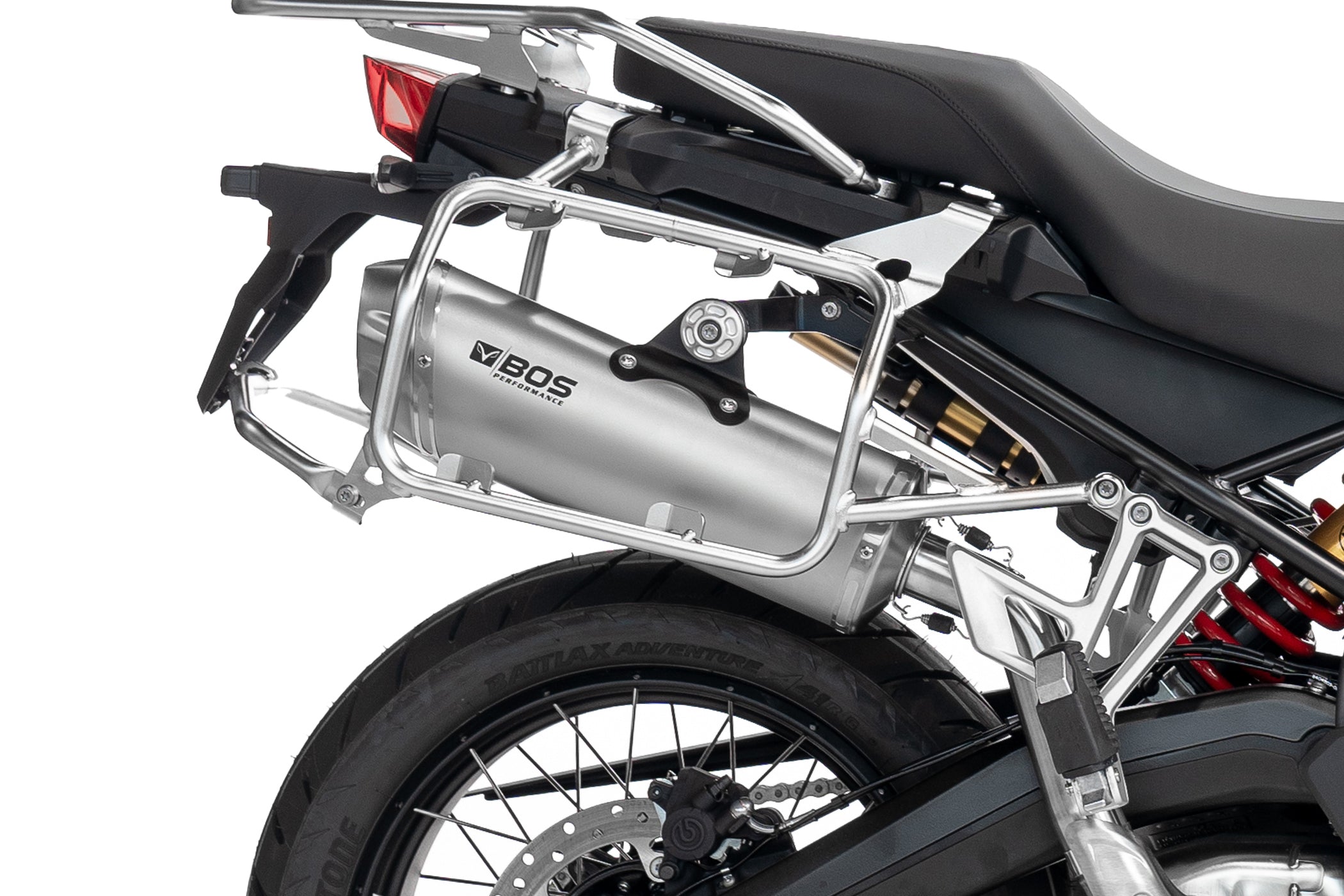 BMW F 900 GSA 2024-Now Motorcycle Exhaust Bos Carbon steel – BOS Exhausts